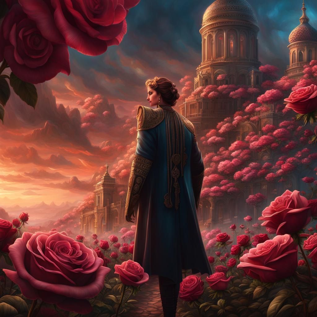 World of Roses - AI Generated Artwork - NightCafe Creator