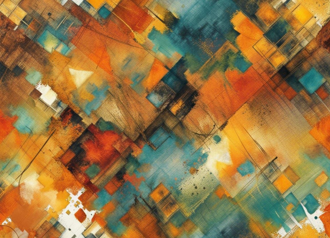 Autumn Colors abstract - AI Generated Artwork - NightCafe Creator