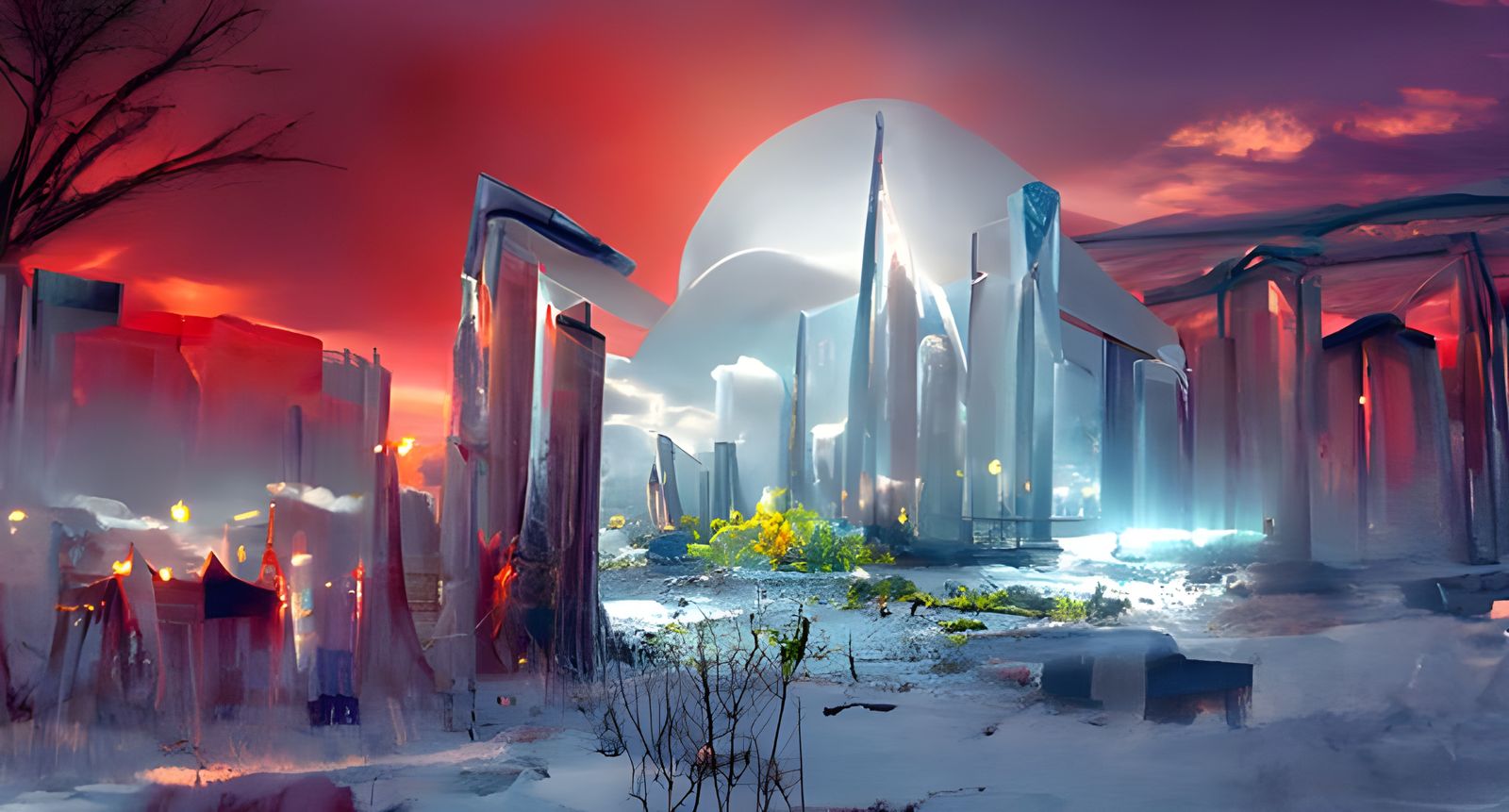 Red Dawn Rising - AI Generated Artwork - NightCafe Creator
