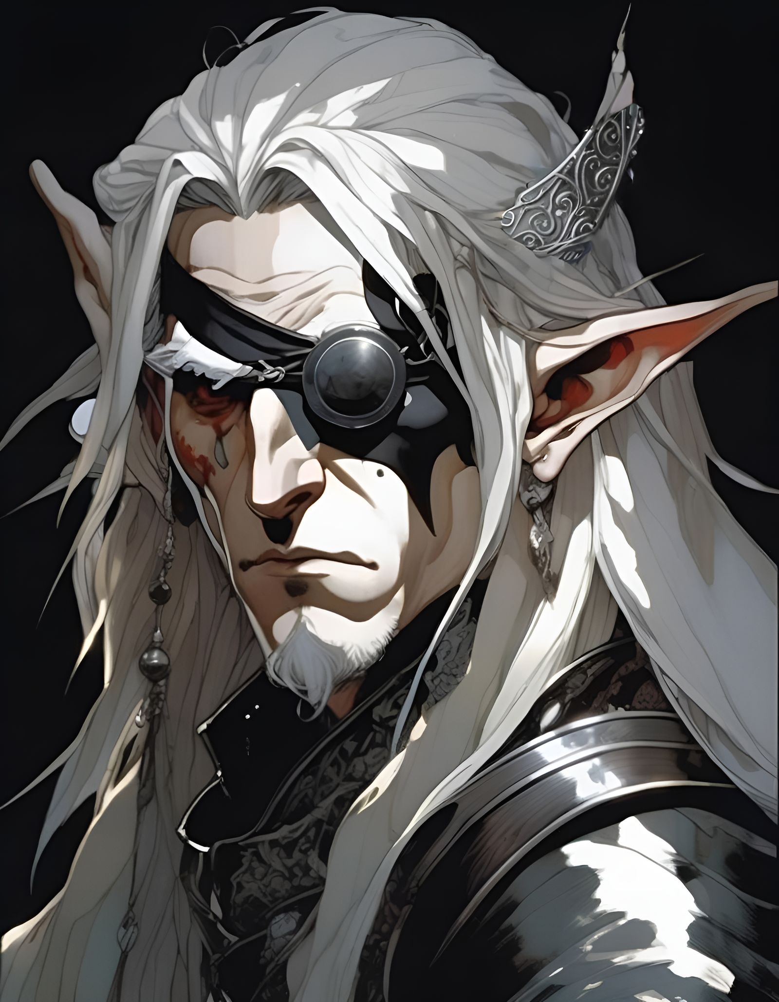 One-Eyed Elf - AI Generated Artwork - NightCafe Creator