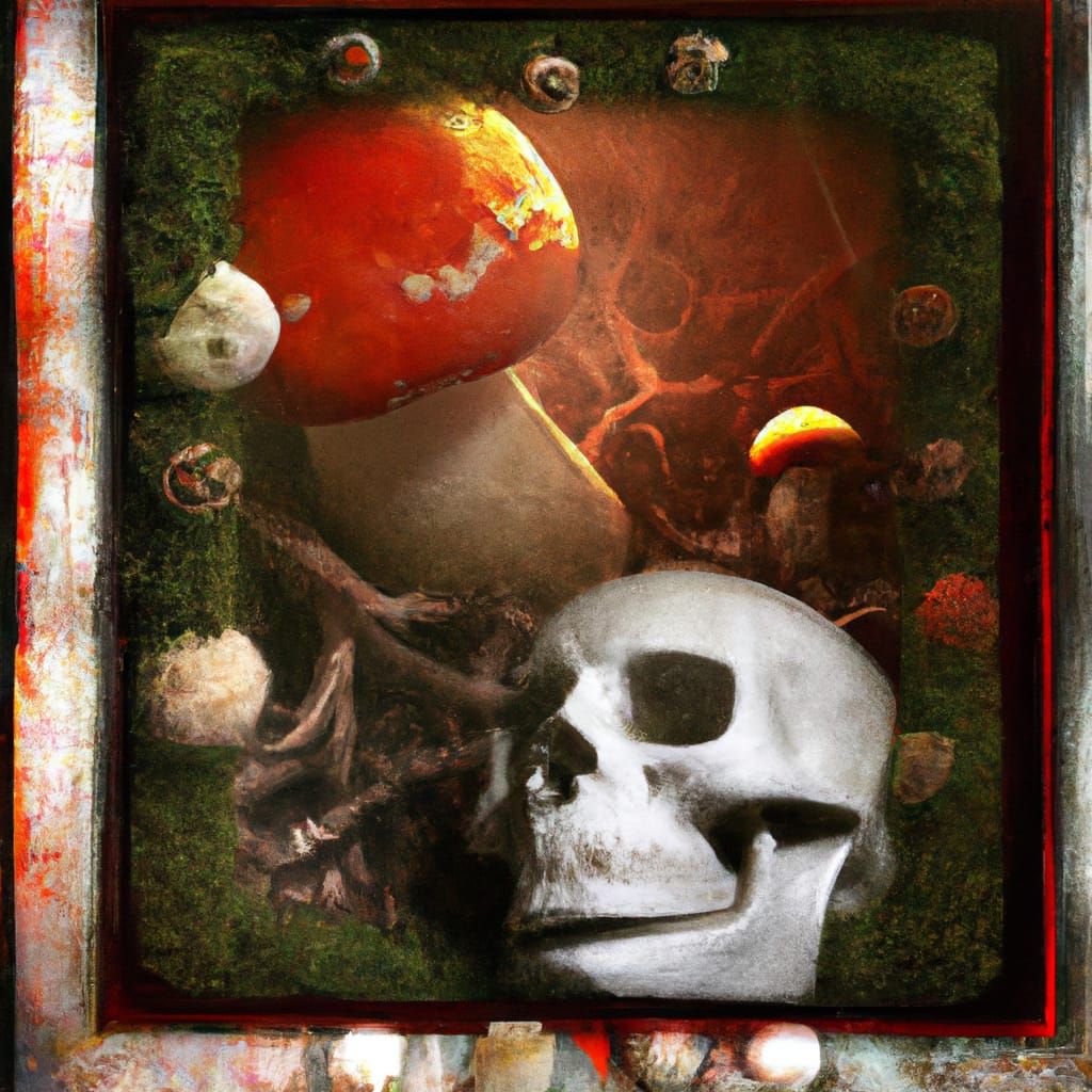 Shadow Box of Macabre - AI Generated Artwork - NightCafe Creator