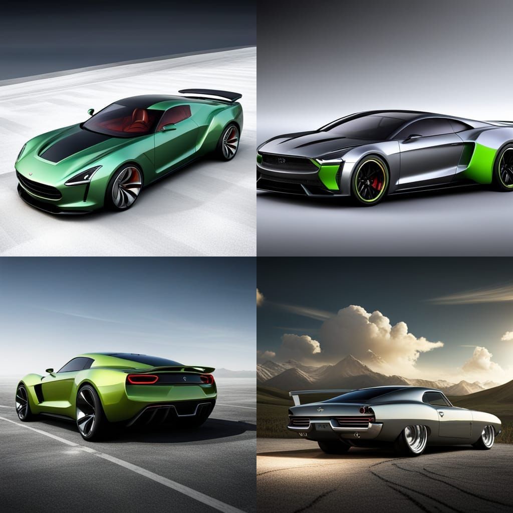 Concept carmuscle car - AI Generated Artwork - NightCafe Creator