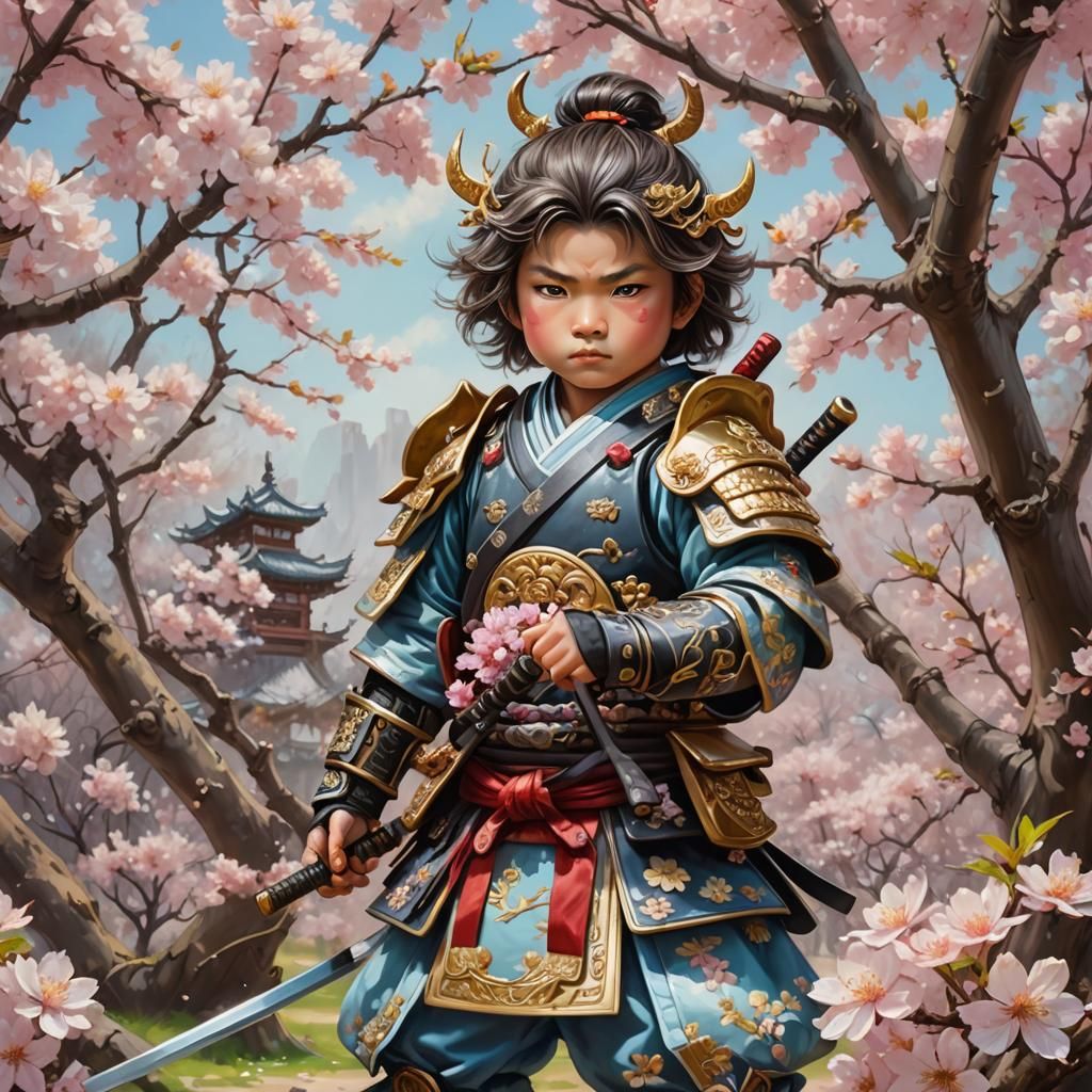 BOY SAMURAI!! - AI Generated Artwork - NightCafe Creator