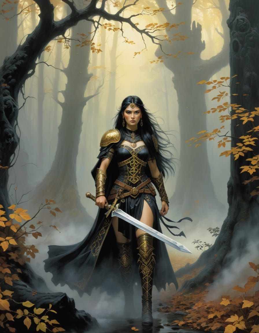 maiden warrior - Maiden Warrior in Gothic Armor