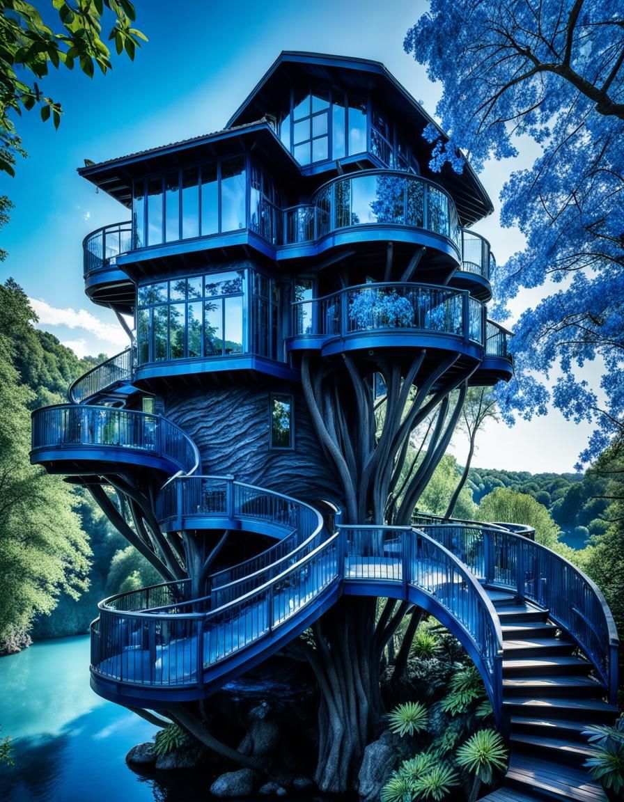 treehouse - AI Generated Artwork - NightCafe Creator