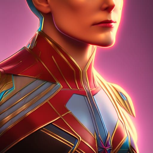 Captain Marvel - AI Generated Artwork - NightCafe Creator