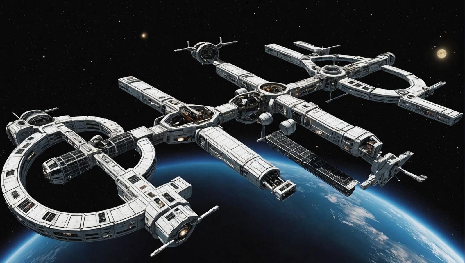 New Space Station Design Series 2 - AI Generated Artwork - NightCafe ...