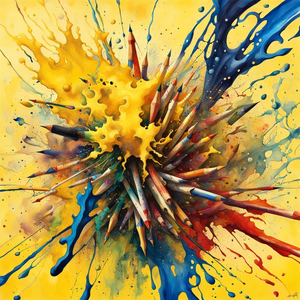Explosive art - AI Generated Artwork - NightCafe Creator