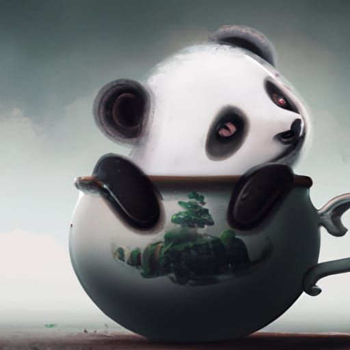 Little panda - AI Generated Artwork - NightCafe Creator