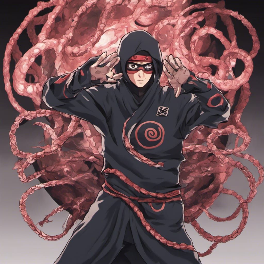 Doctor Octopus as an Akatsuki ninja from Naruto - AI Generated Artwork ...