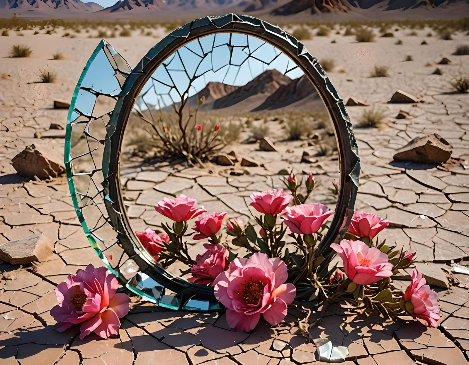 The shattering beauty of a desert rose - AI Generated Artwork ...