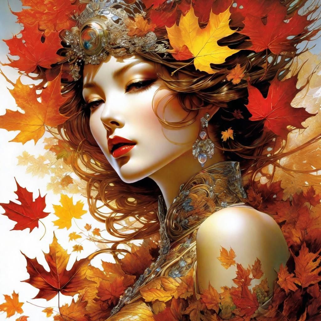 Autumn Princess - AI Generated Artwork - NightCafe Creator
