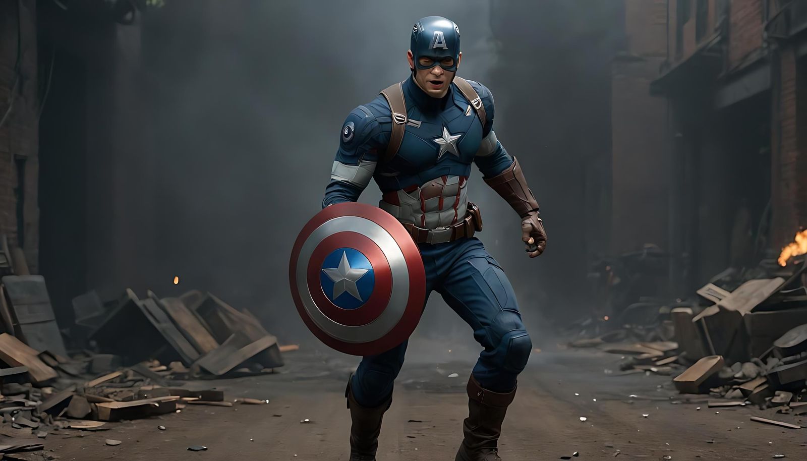 Captain America - AI Generated Artwork - NightCafe Creator