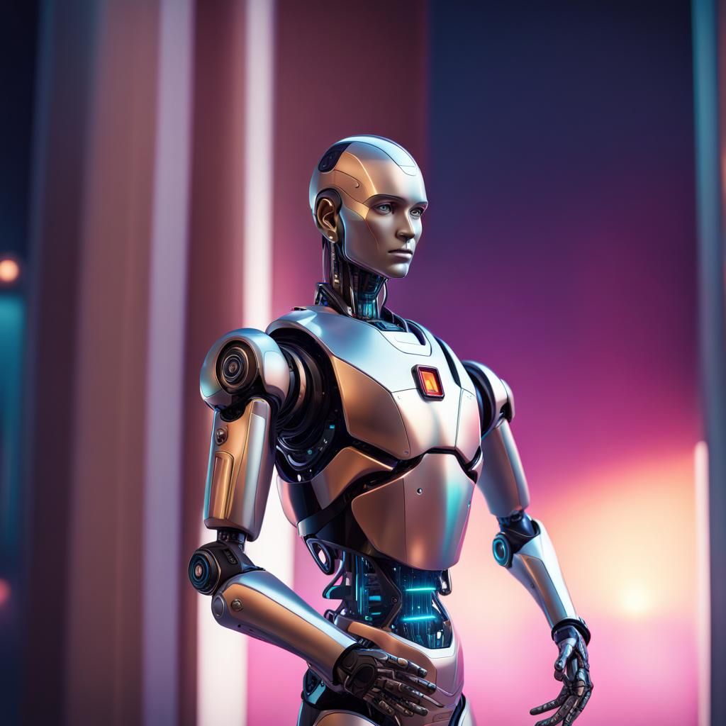 Most Detailed Stunningly Beautiful Technological Advanced Male BUTLER ...