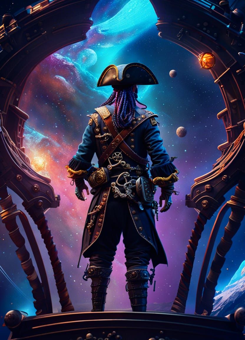 Space pirate - AI Generated Artwork - NightCafe Creator