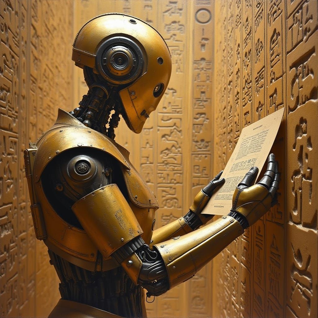 Image of Star Wars' robot 3CPO as human man, life like skin ...