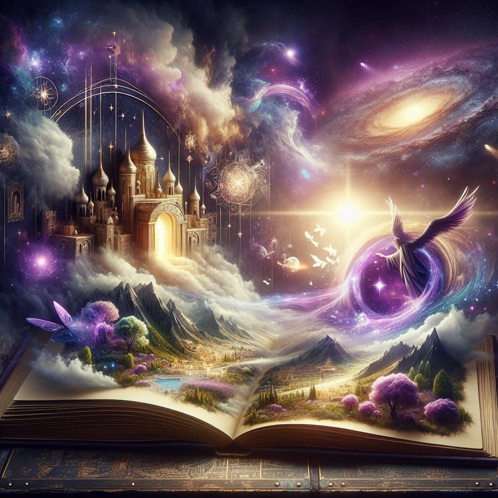 The magic of books - AI Generated Artwork - NightCafe Creator