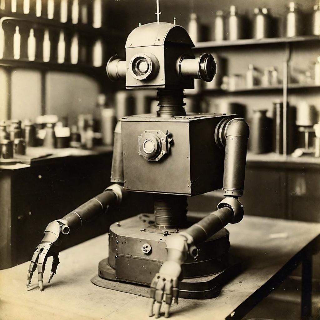 Robot #12 - AI Generated Artwork - NightCafe Creator