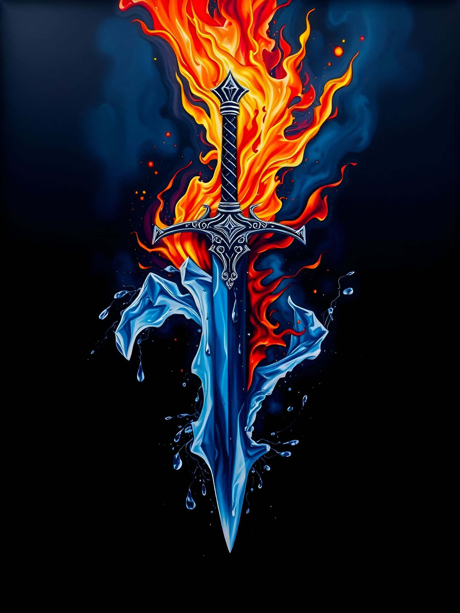 ‘Hilt forged in fire, blade forged in ice. Together they form the Sword ...
