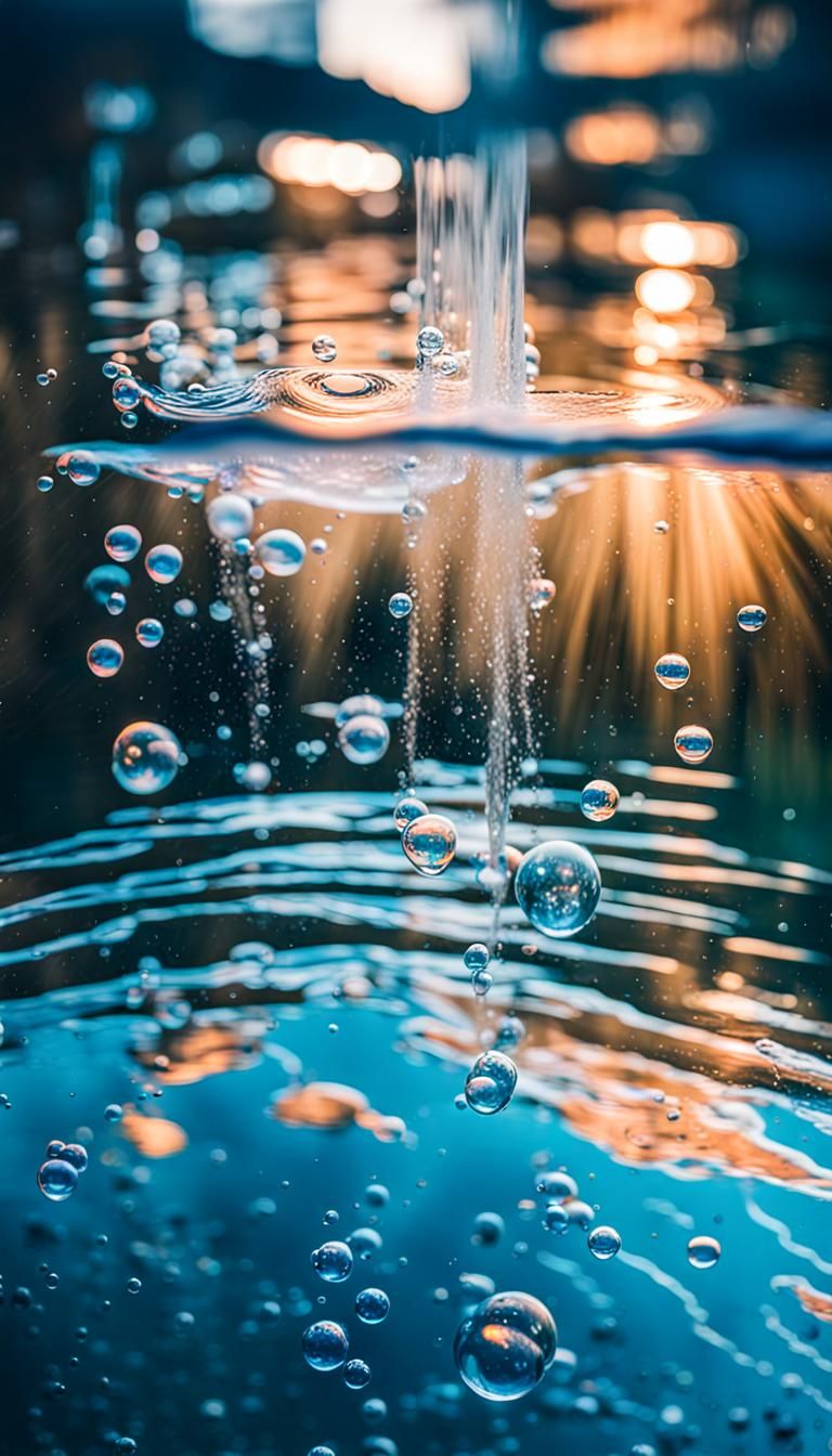 Refreshing Bubbles - AI Generated Artwork - NightCafe Creator