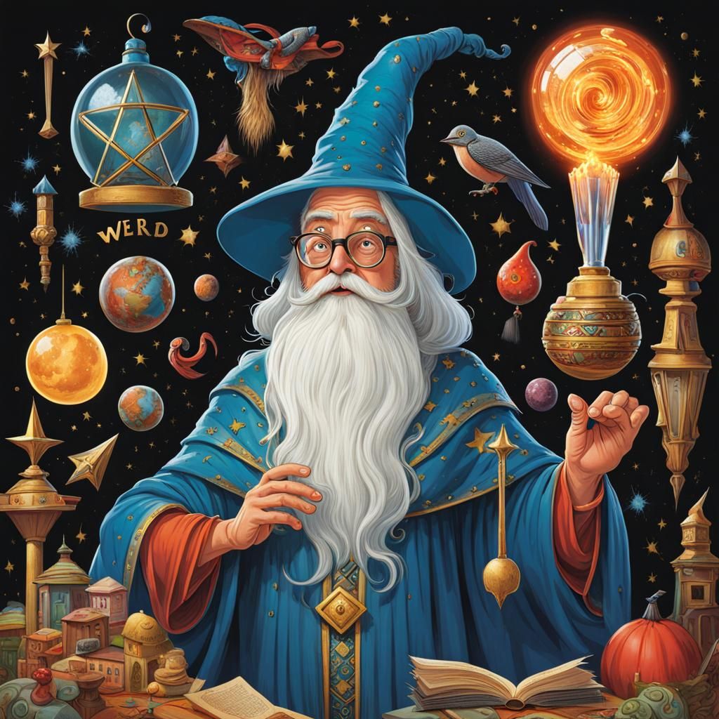 A Wizard Wonders In Weird Ways - AI Generated Artwork - NightCafe Creator