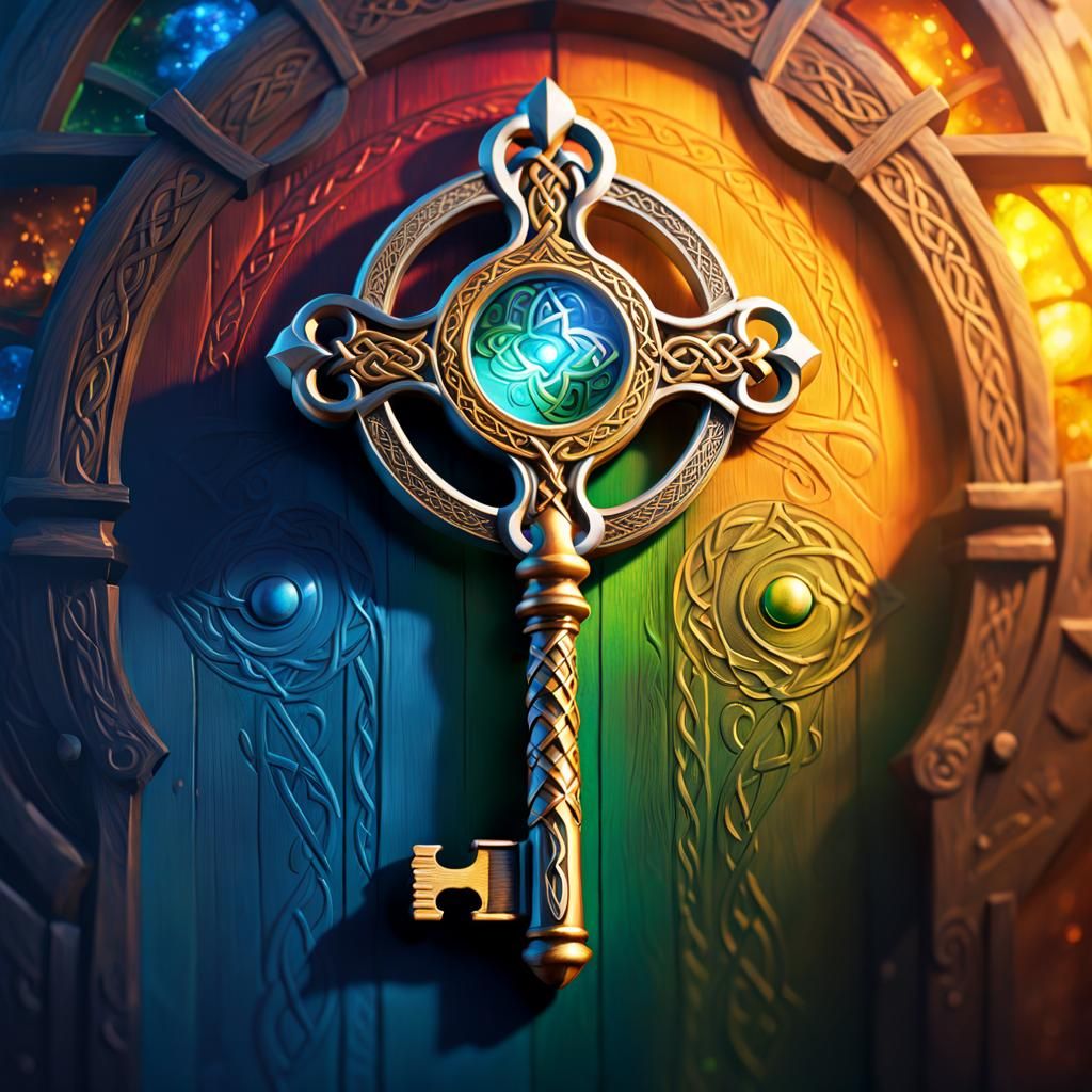 Celtic Key - AI Generated Artwork - NightCafe Creator