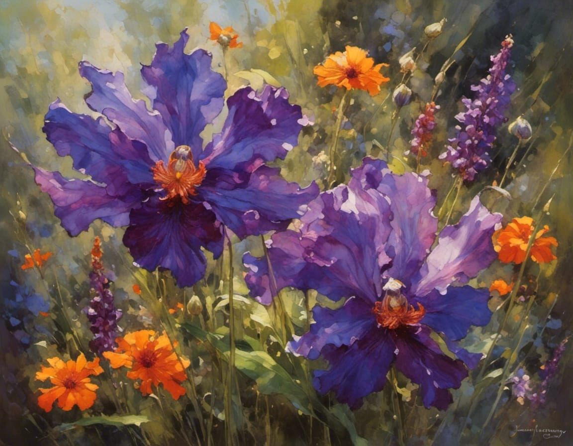 beauty is always in the flowers vibrant colors