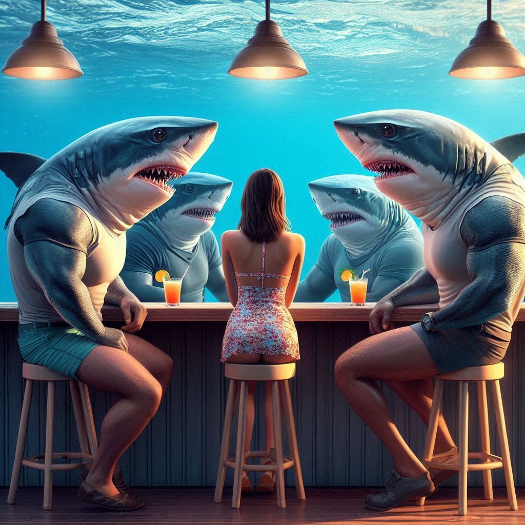 Landsharks ! - AI Generated Artwork - NightCafe Creator