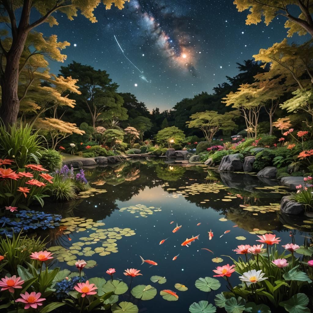 Starry Night - AI Generated Artwork - NightCafe Creator