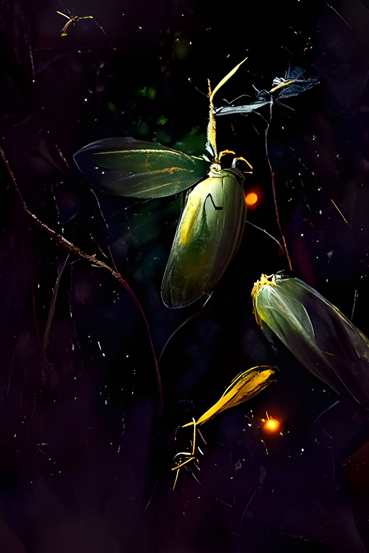 Glowing Alien Fruit by Albert Bierdstat - AI Generated Artwork ...