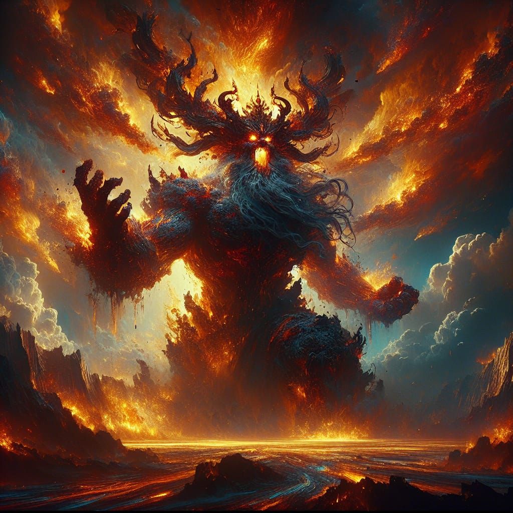 The Angry God - AI Generated Artwork - NightCafe Creator