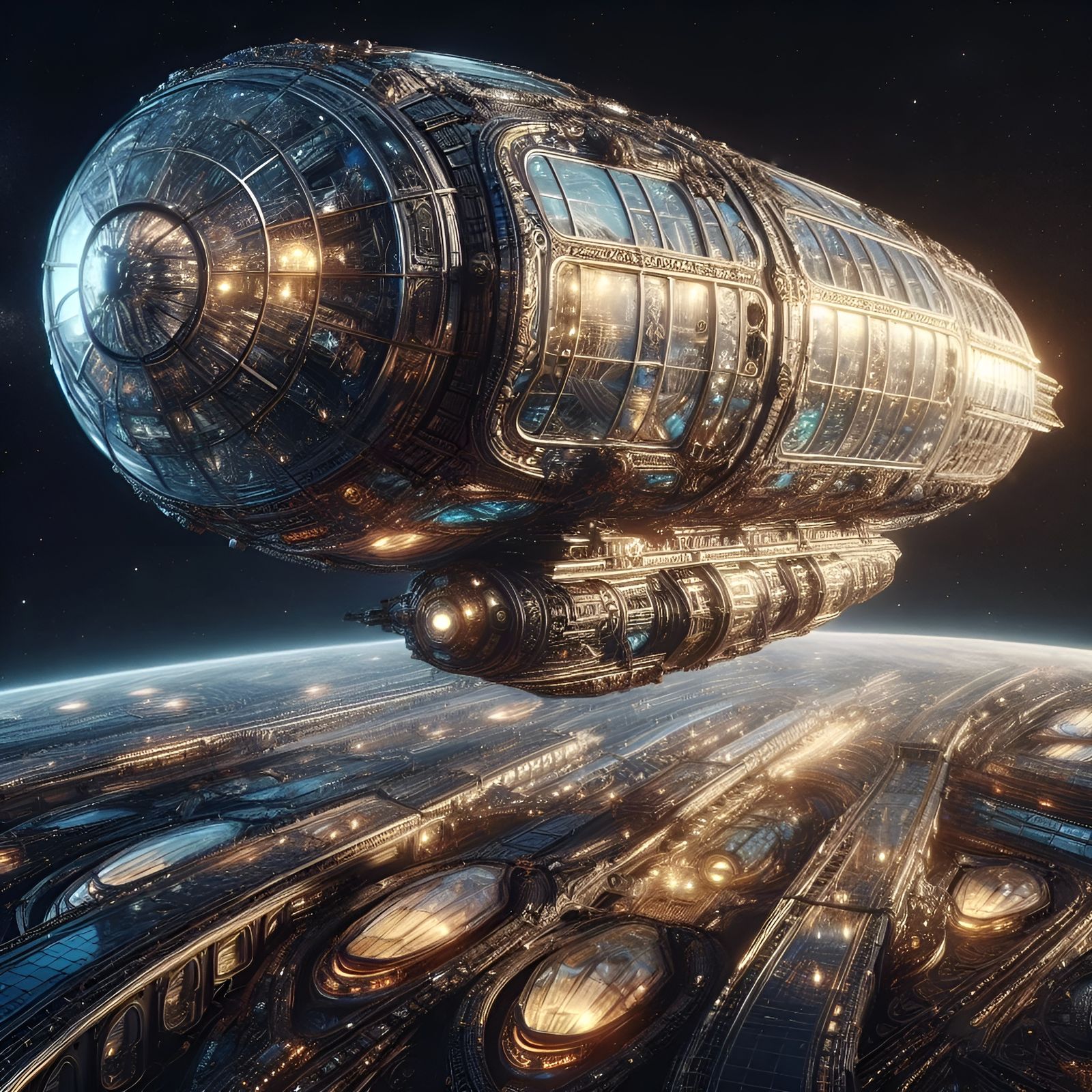 The Aether Zeppelin. - AI Generated Artwork - NightCafe Creator