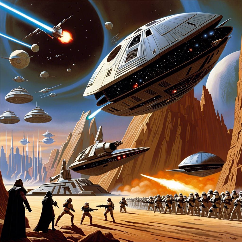 Star Wars - AI Generated Artwork - NightCafe Creator