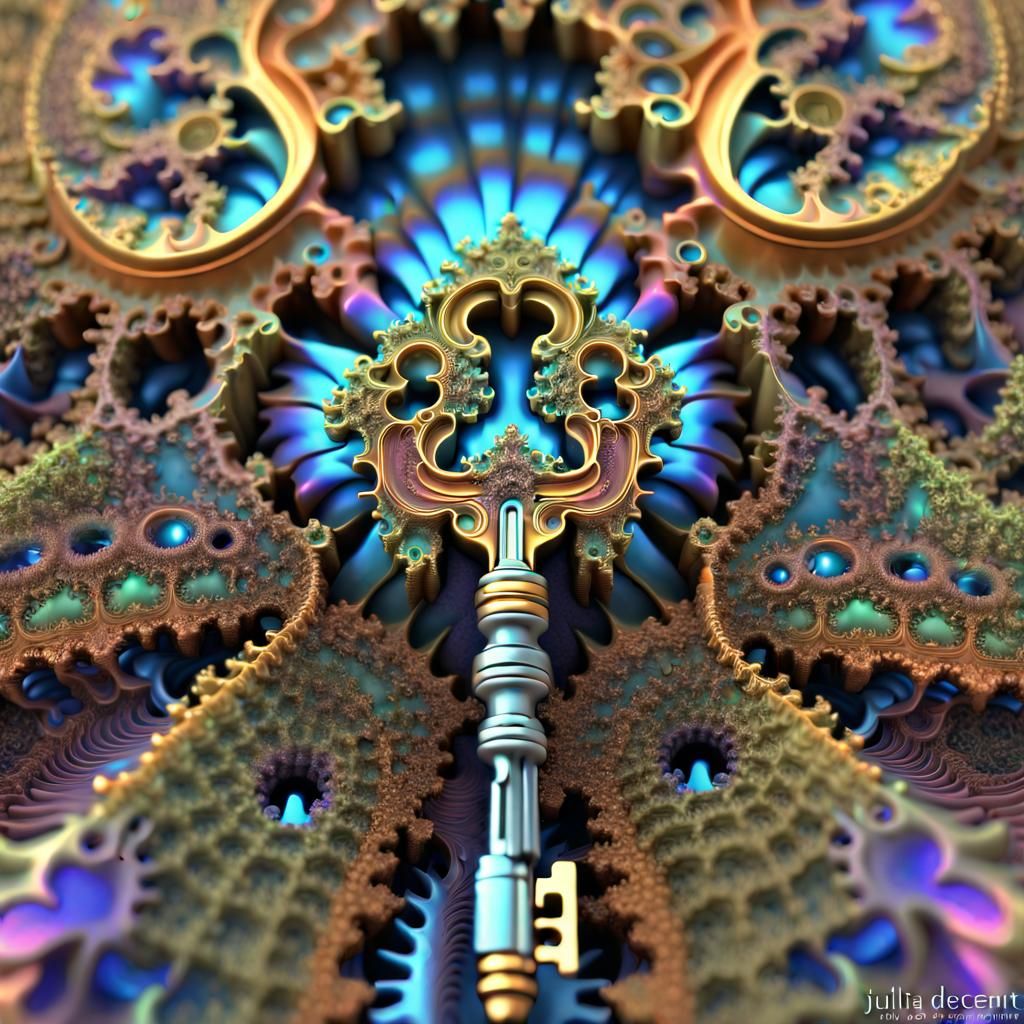The Key to Infinity Is Fractal Key - AI Generated Artwork - NightCafe ...