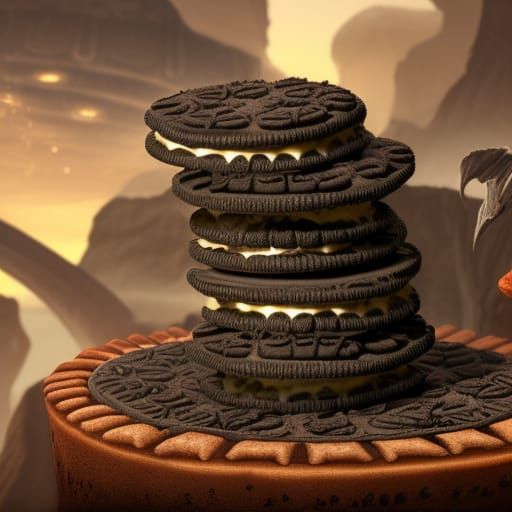 Oreo cookies - AI Generated Artwork - NightCafe Creator