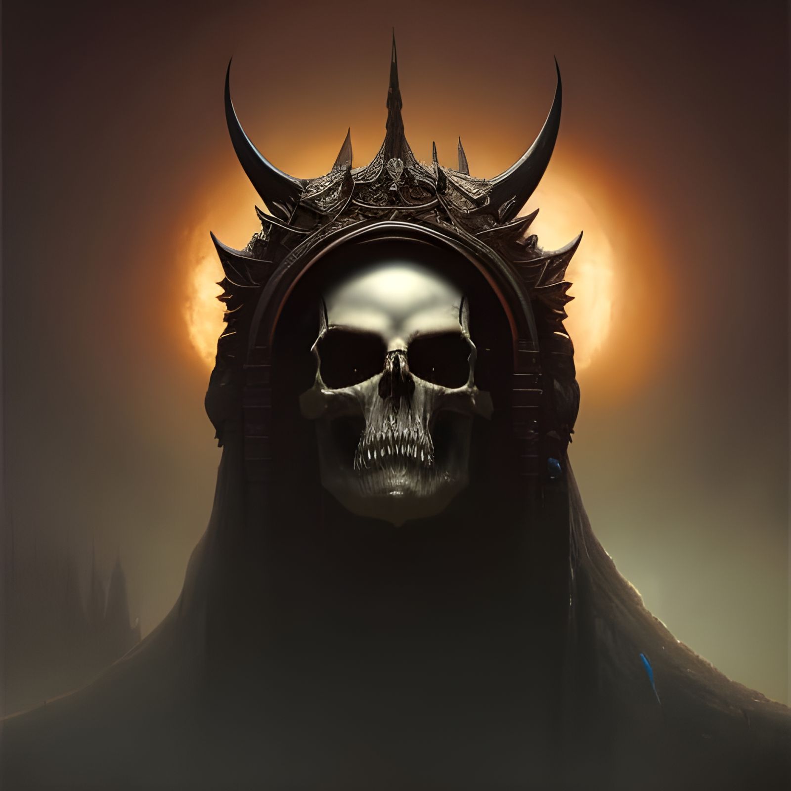 Doom Skull - AI Generated Artwork - NightCafe Creator