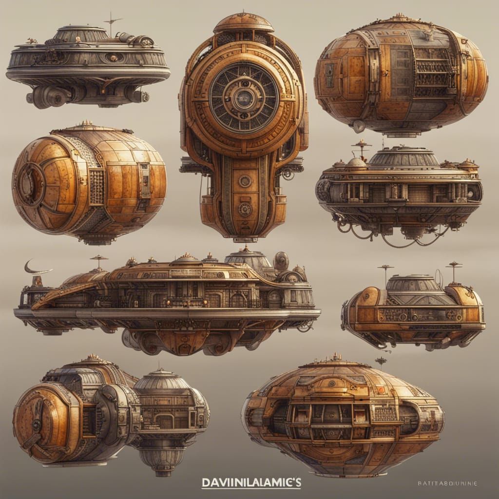 Schematics from a modern hovercraft - AI Generated Artwork - NightCafe Creator