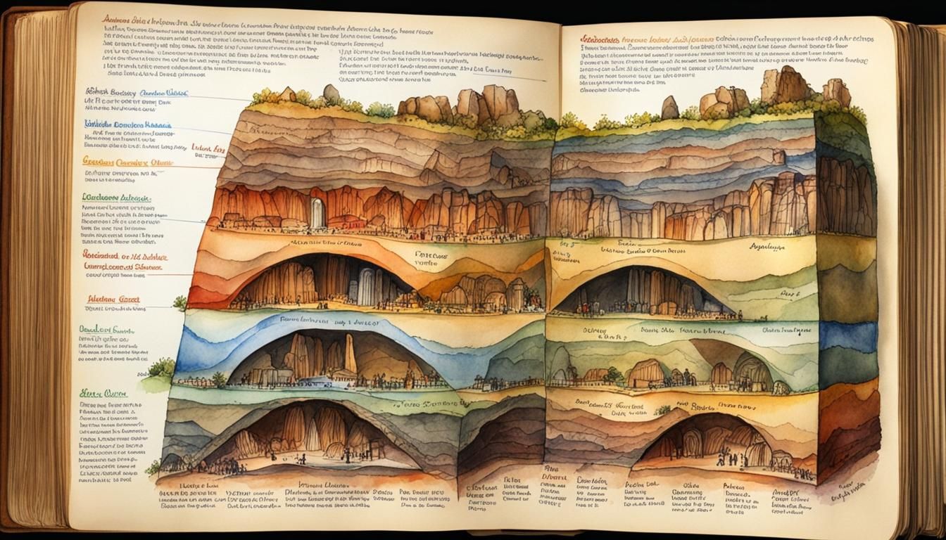 Where Once We Dwelled - Buried Strata of Former Cultures - AI Generated ...