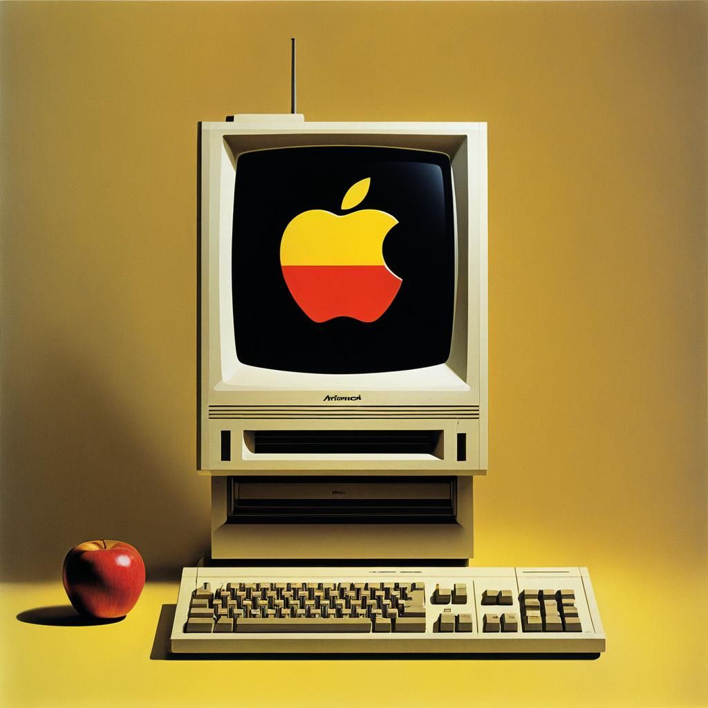 The Macintosh 128K launched by Apple on January 24, 1984 - AI Generated ...