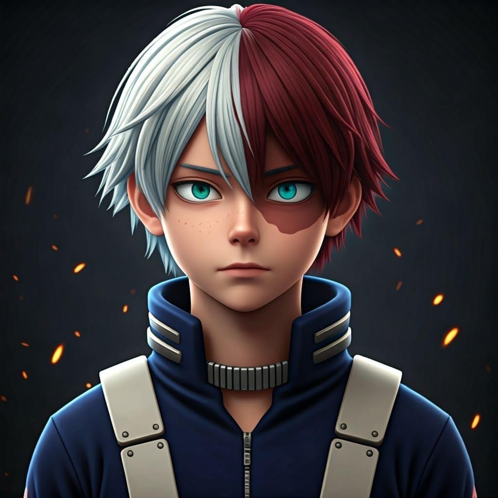 shoto todoroki my hero academia - Shoto Todoroki in Epic Ani...