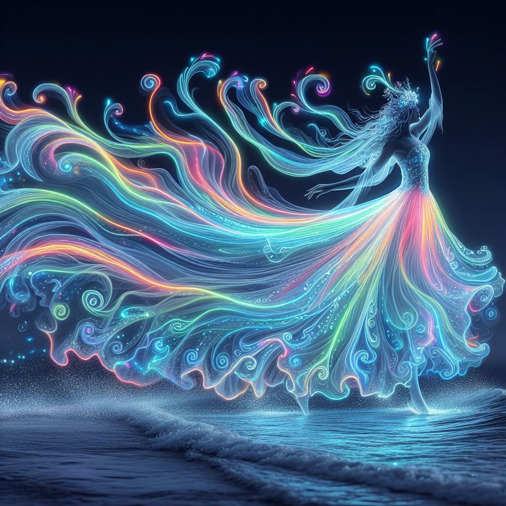 Dance of the Water Nymph - AI Generated Artwork - NightCafe Creator