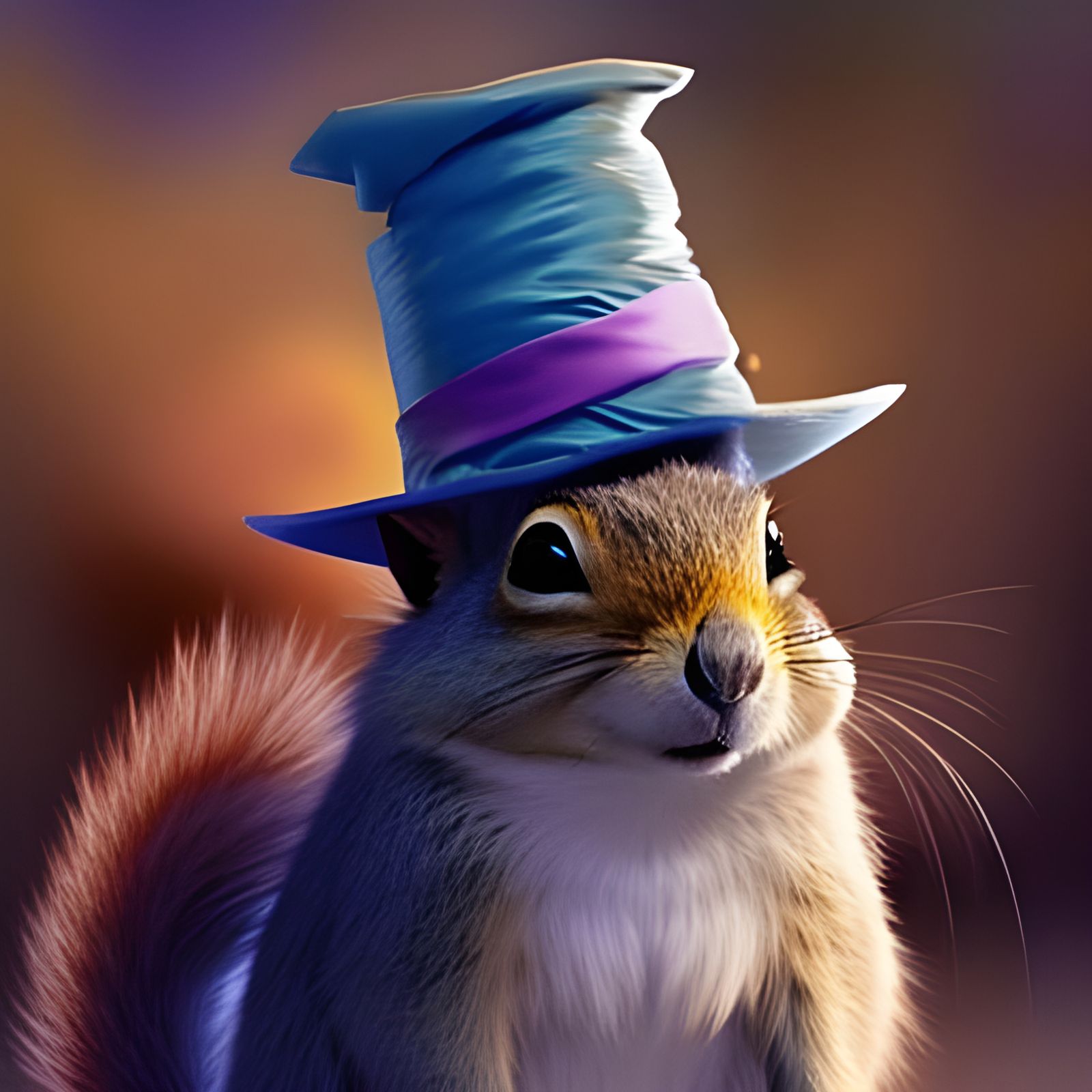 wizard squirrel - AI Generated Artwork - NightCafe Creator