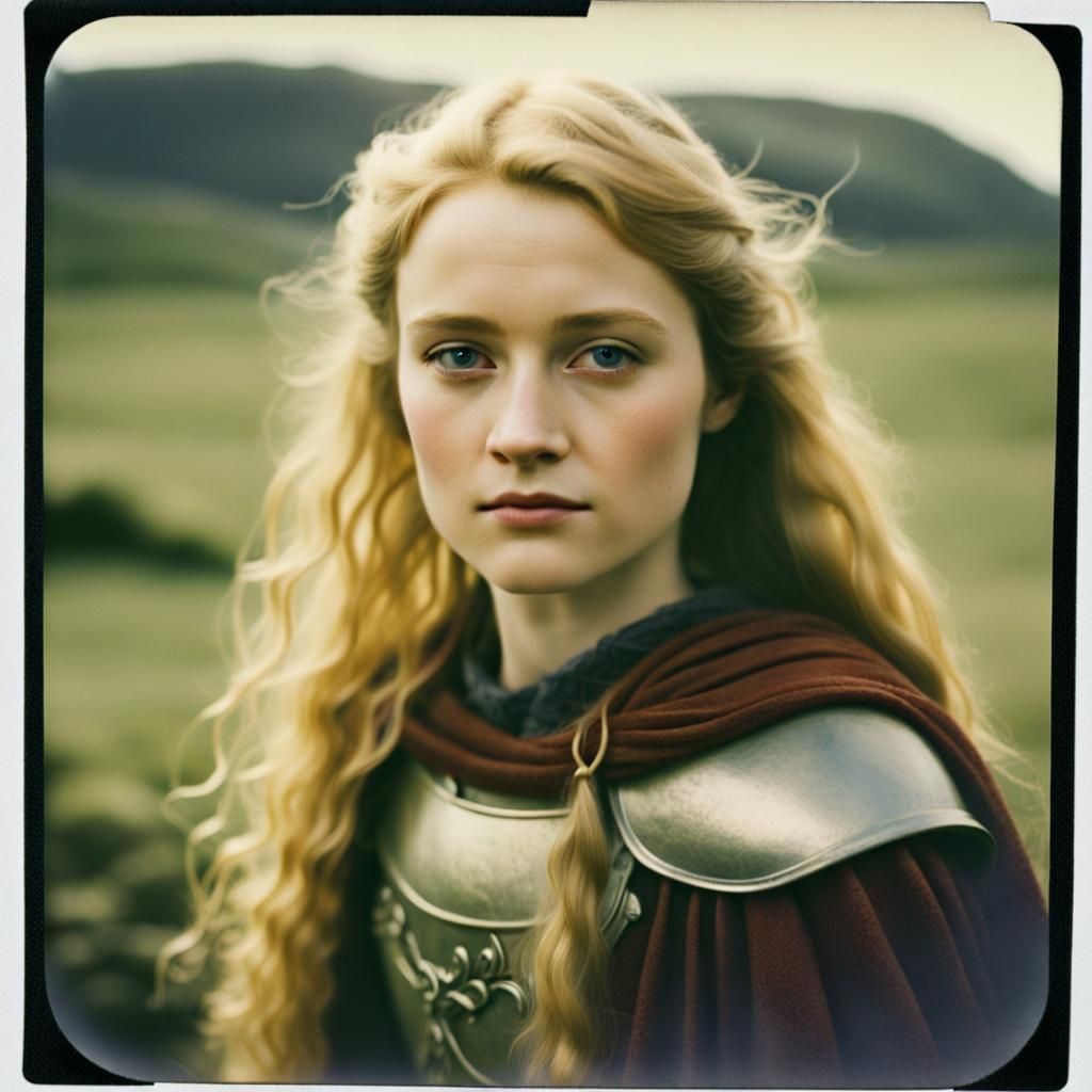 Vintage Polaroid Éowyn Ai Generated Artwork Nightcafe Creator