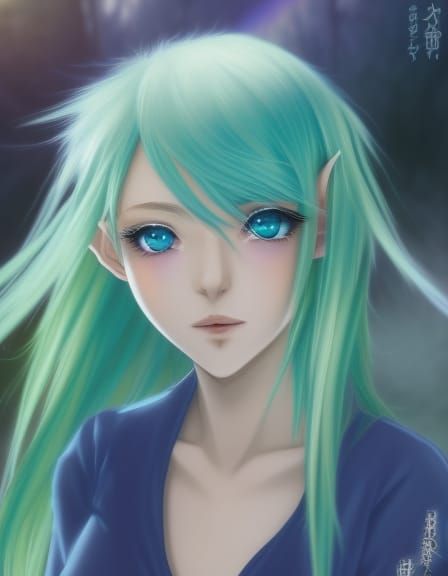 Pouty Elf - AI Generated Artwork - NightCafe Creator