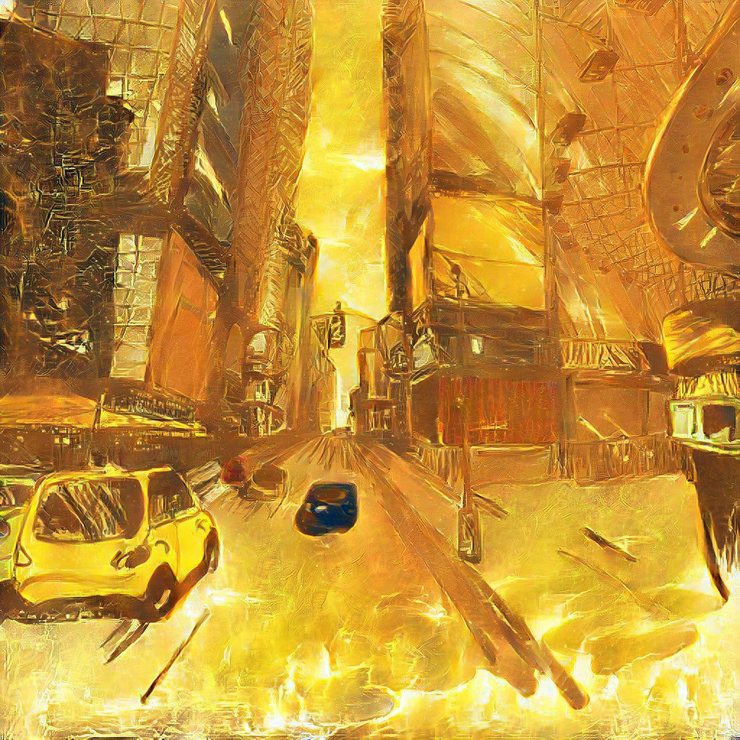 doomsday city - AI Generated Artwork - NightCafe Creator