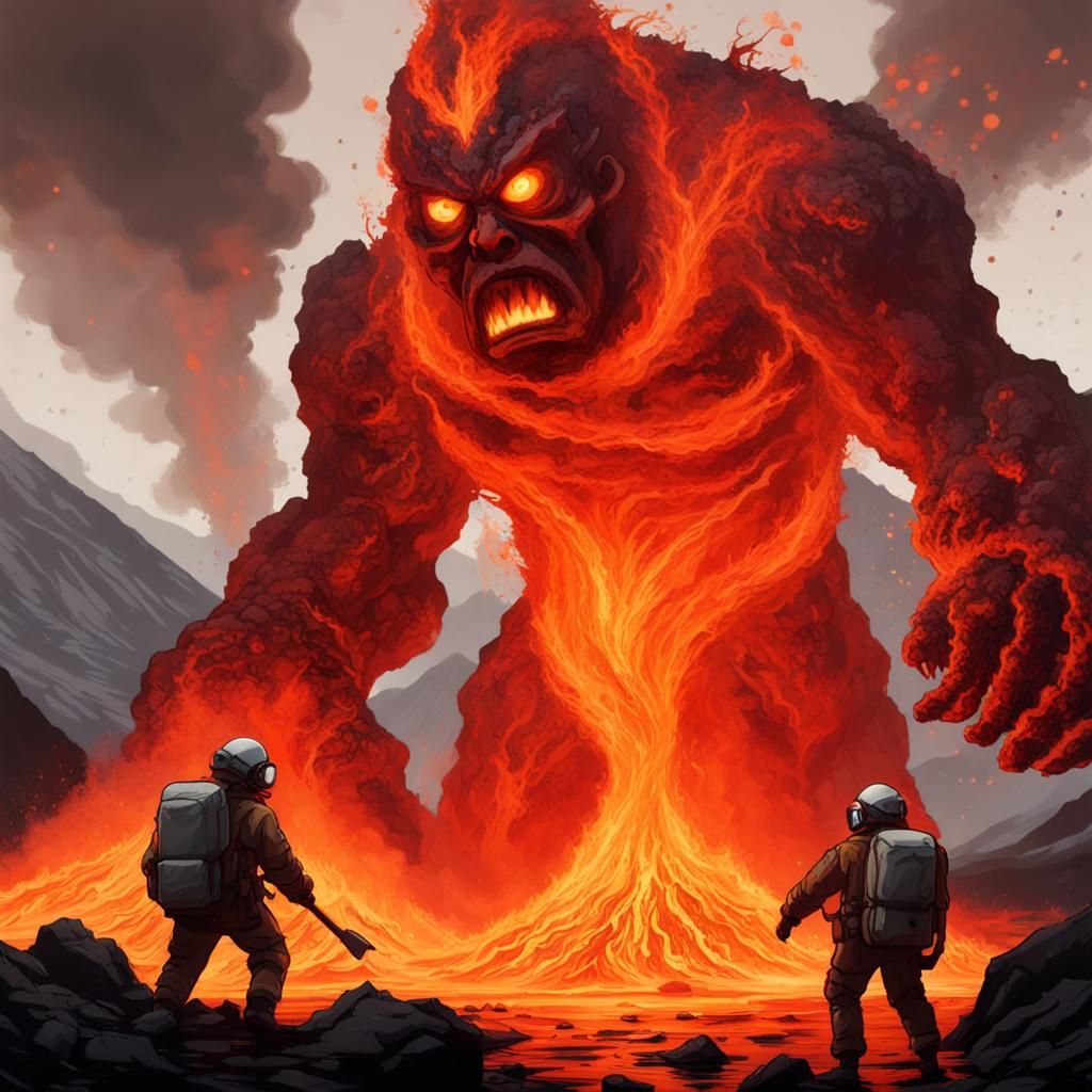 Fire elemental - AI Generated Artwork - NightCafe Creator