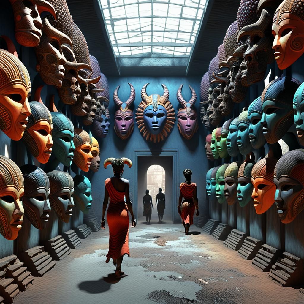 HALL OF THE ANCESTORS - AI Generated Artwork - NightCafe Creator
