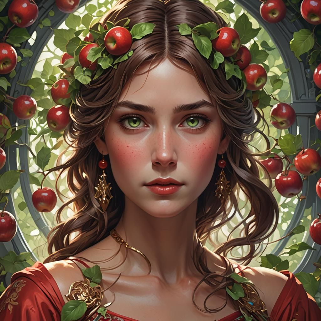Goddess of Apples - AI Generated Artwork - NightCafe Creator