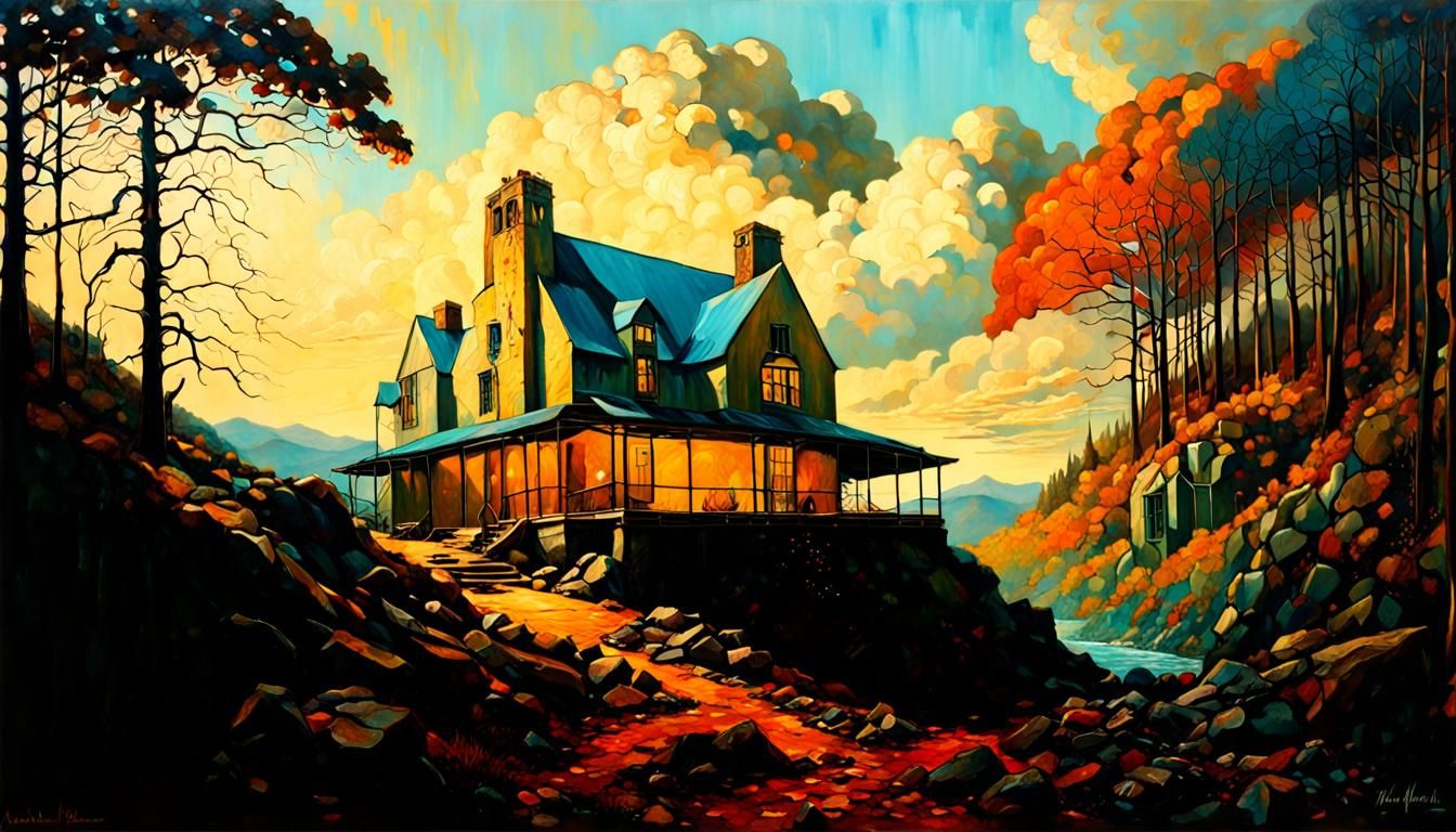 Backcountry Hideaway - AI Generated Artwork - NightCafe Creator