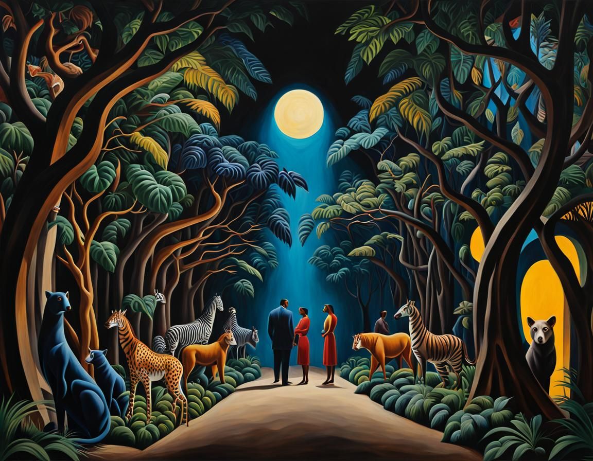 Zero-Barrier Zoo - AI Generated Artwork - NightCafe Creator